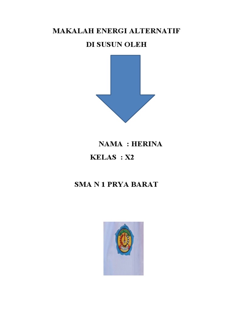 Energi Alternatif: Pengertian dan Sejarah | PDF | Kajian Bahasa Asing ...