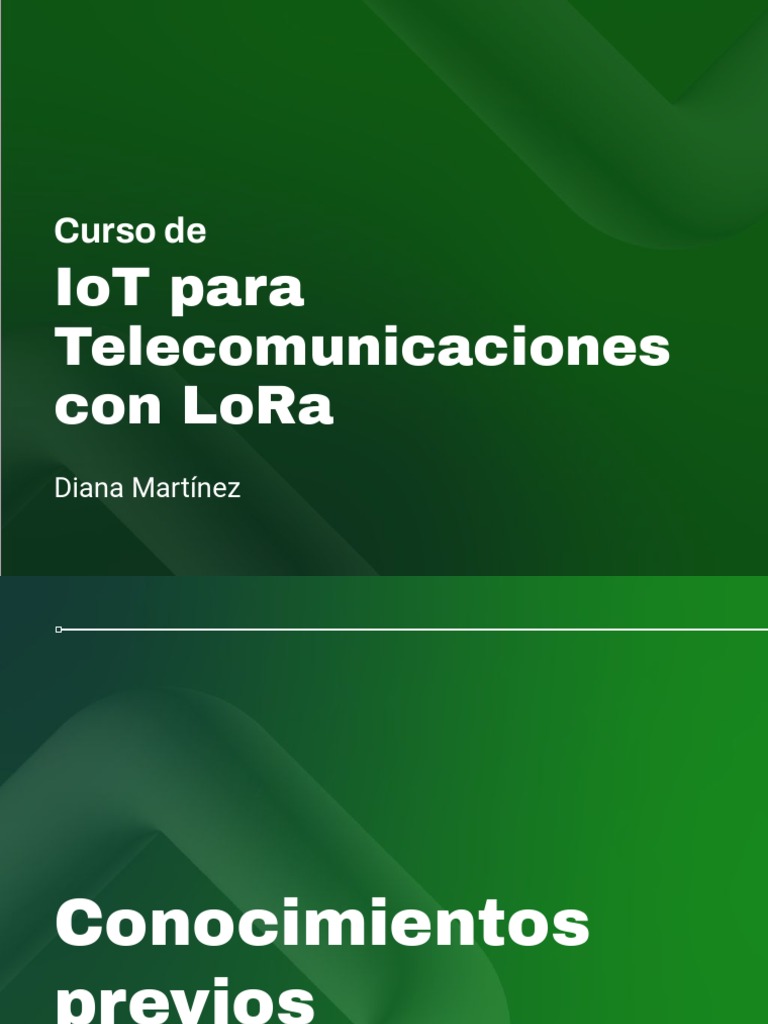 Slides Telecomunicaciones Lora | PDF | Radio | Bluetooth