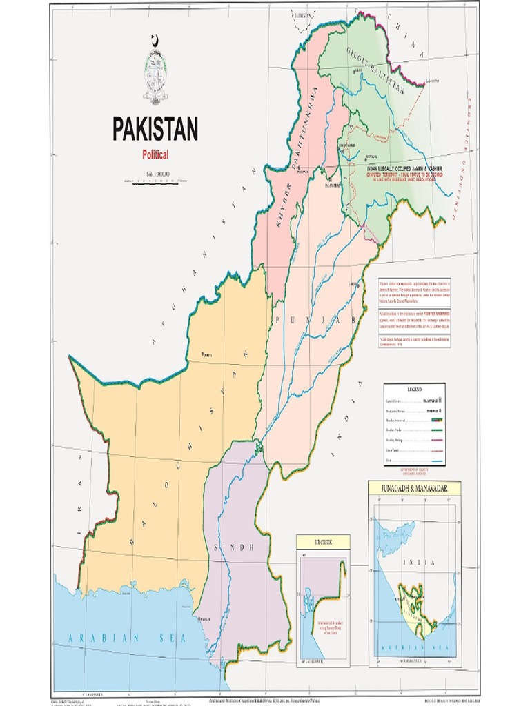 Political Map Pakistan | PDF