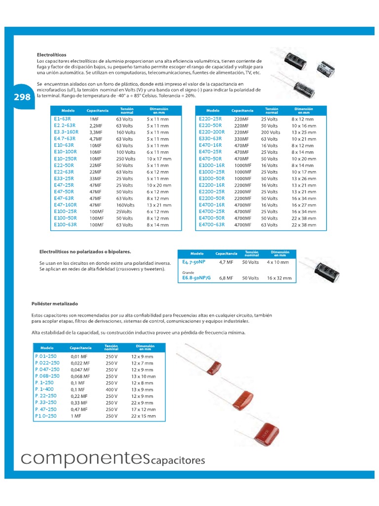 Capacitores Electroliticos | PDF