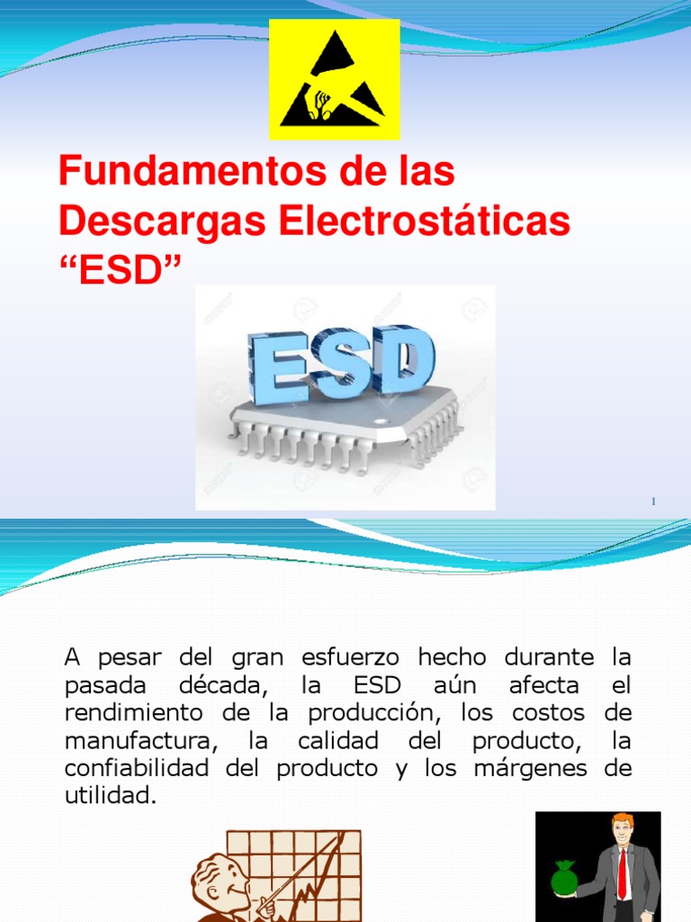 Fundamentos de Las Descargas Electrostáticas "ESD" | PDF | Descarga ...