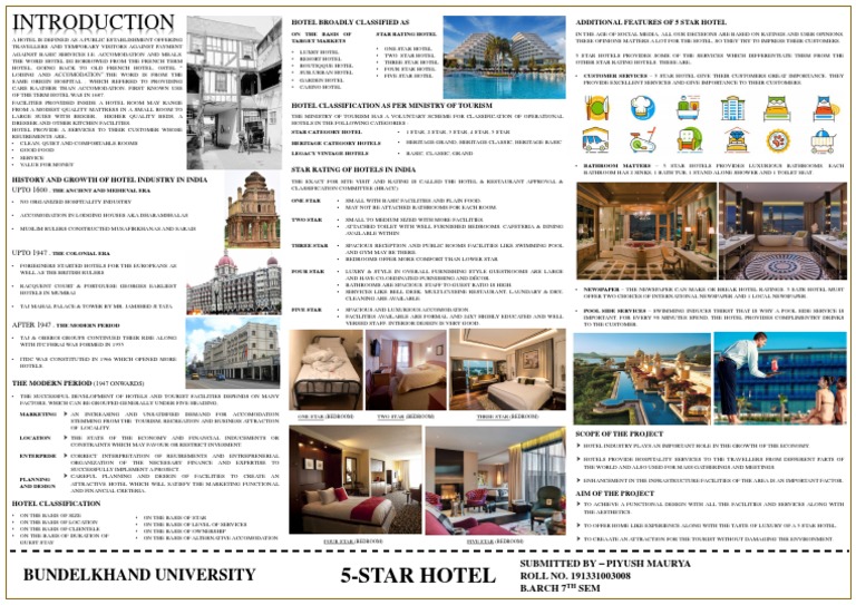 5 Star Hotel Introduction | PDF | Hotel | Bathroom