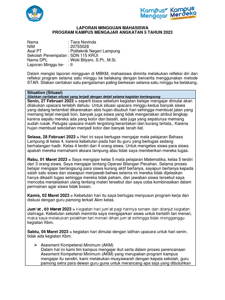 MBKM-LAPORAN | PDF