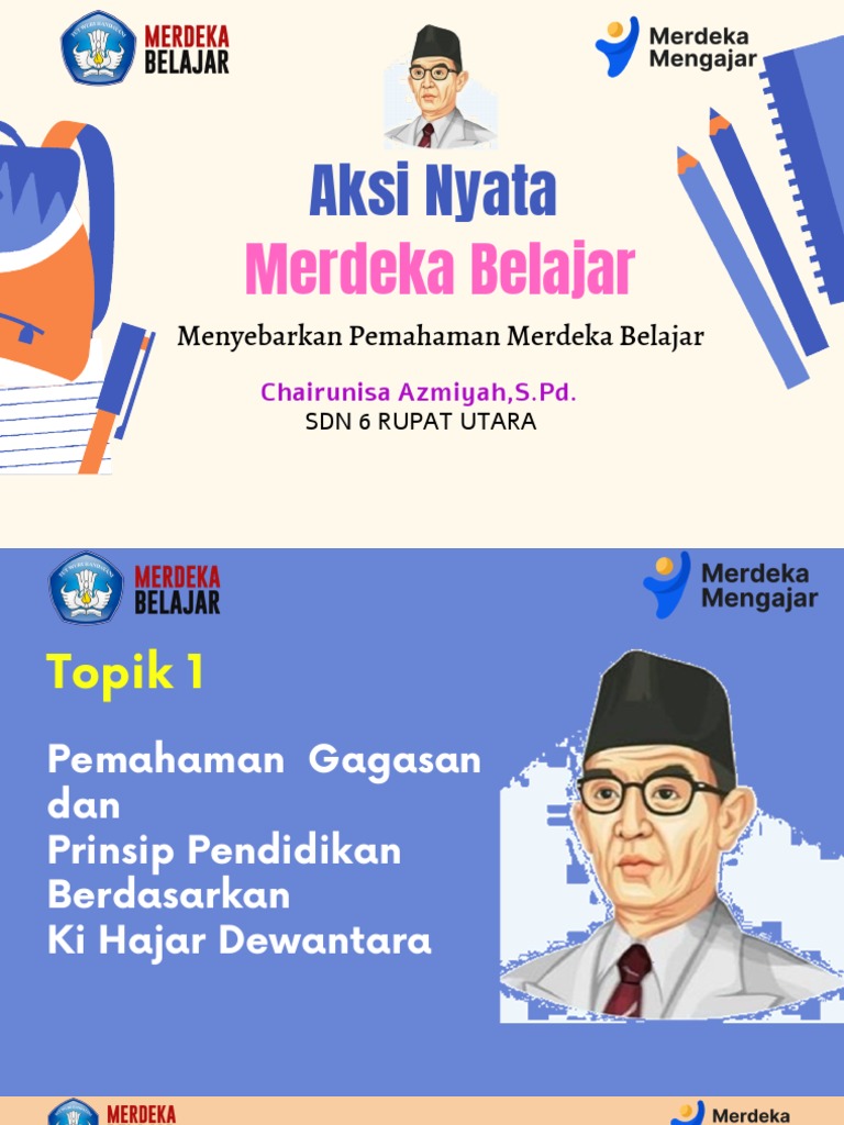 Aksi Nyata: Merdeka Belajar | PDF