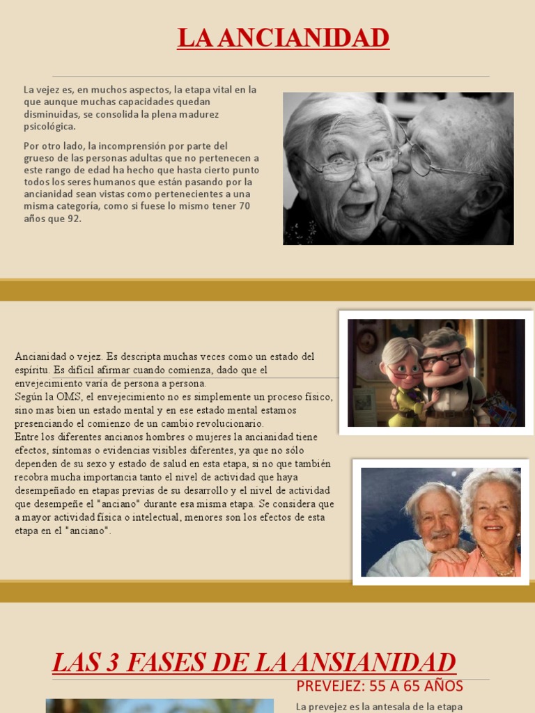 Etapas de la ancianidad y sus cambios | PDF | Vejez | Hueso