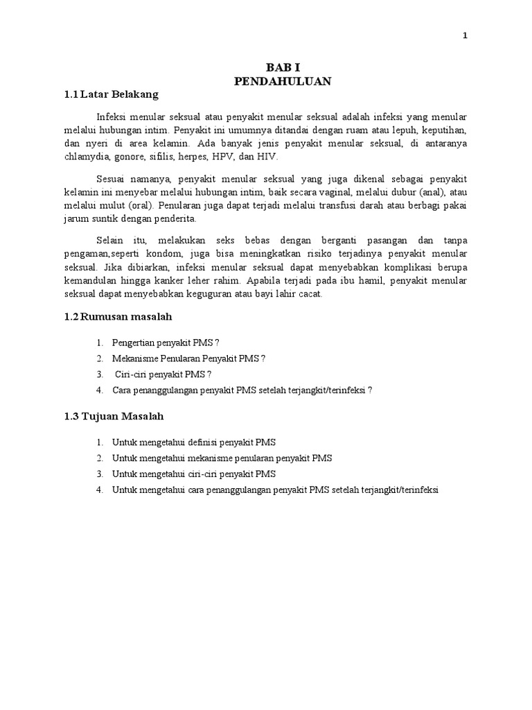 Makalah Penyakit PMS II | PDF