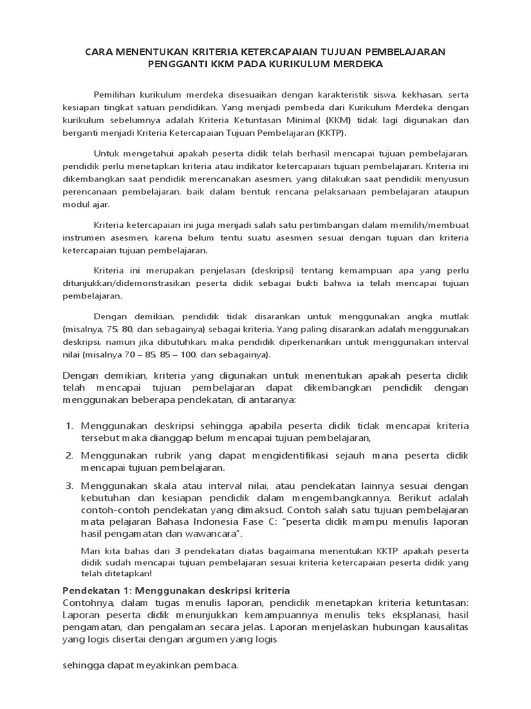 Berbagi Artikel - Cara Menentukan Kriteria Ketercapaian Tujuan ... Berbagi Artikel - Cara Menentukan Kriteria Ketercapaian Tujuan ...