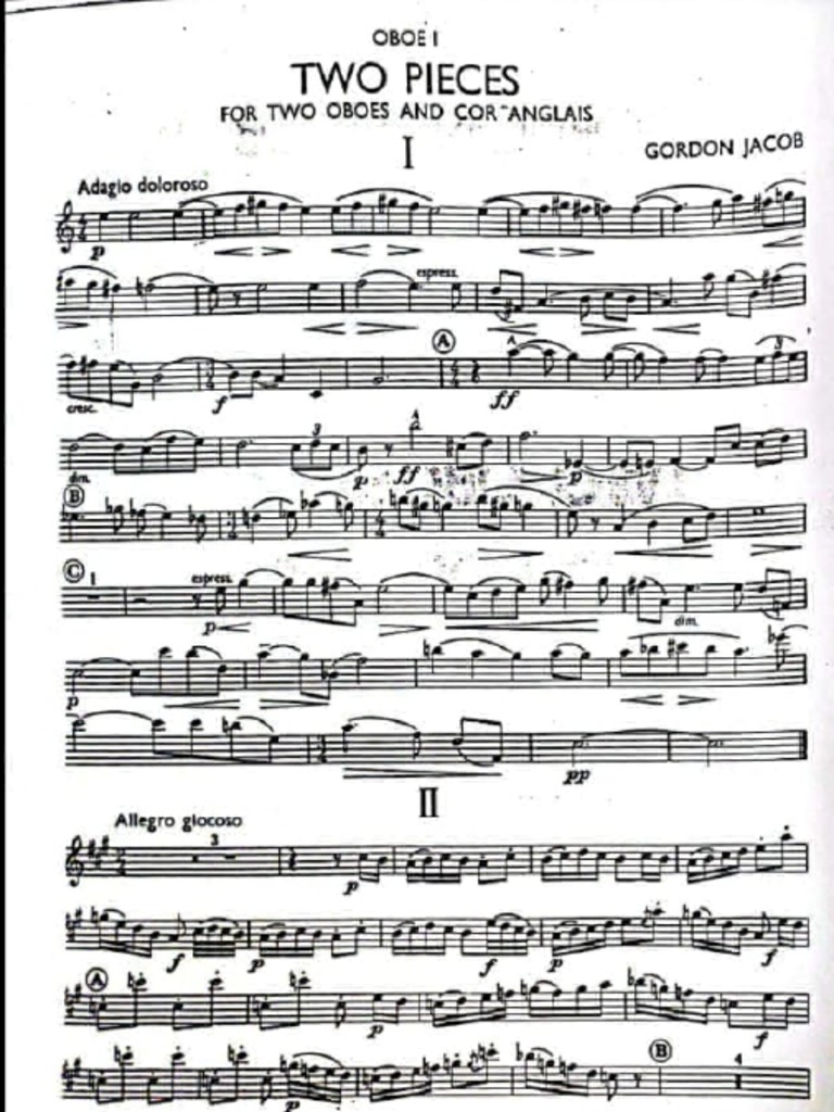 Gordon Jacob Two Pieces | PDF