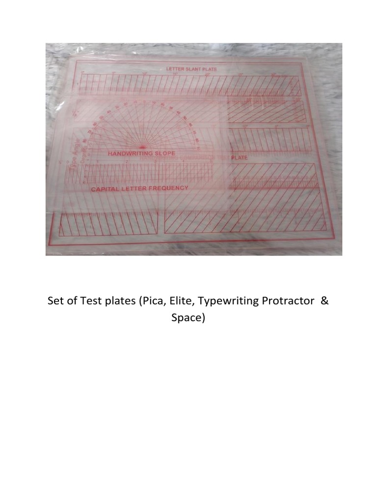 Set of Test Plates | PDF