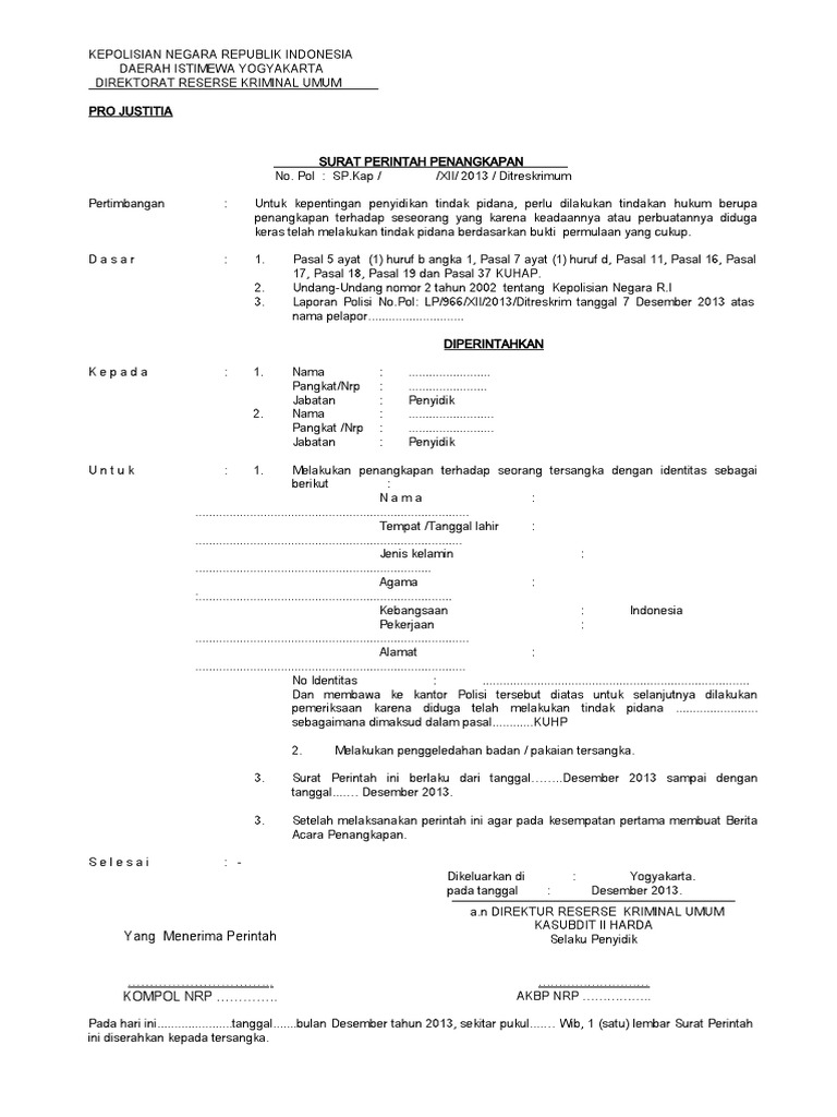 Sprin Dan Ba Penangkapan | PDF