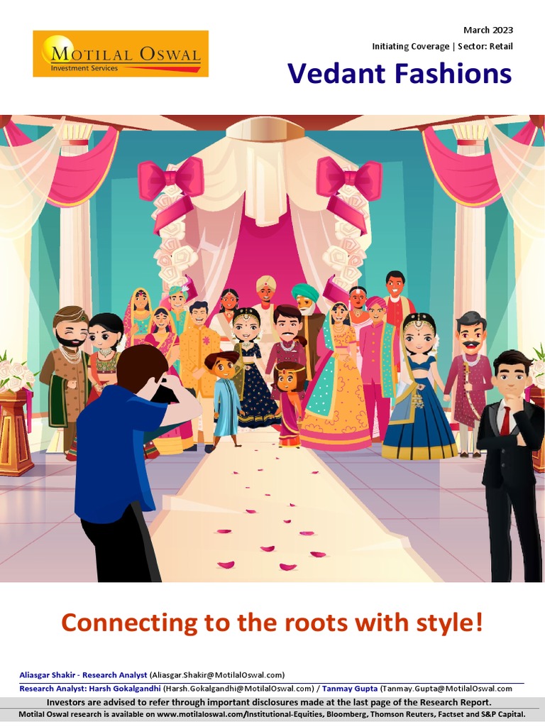 Vedant Fashions: Connecting To The Roots With Style! | PDF | Gross ...