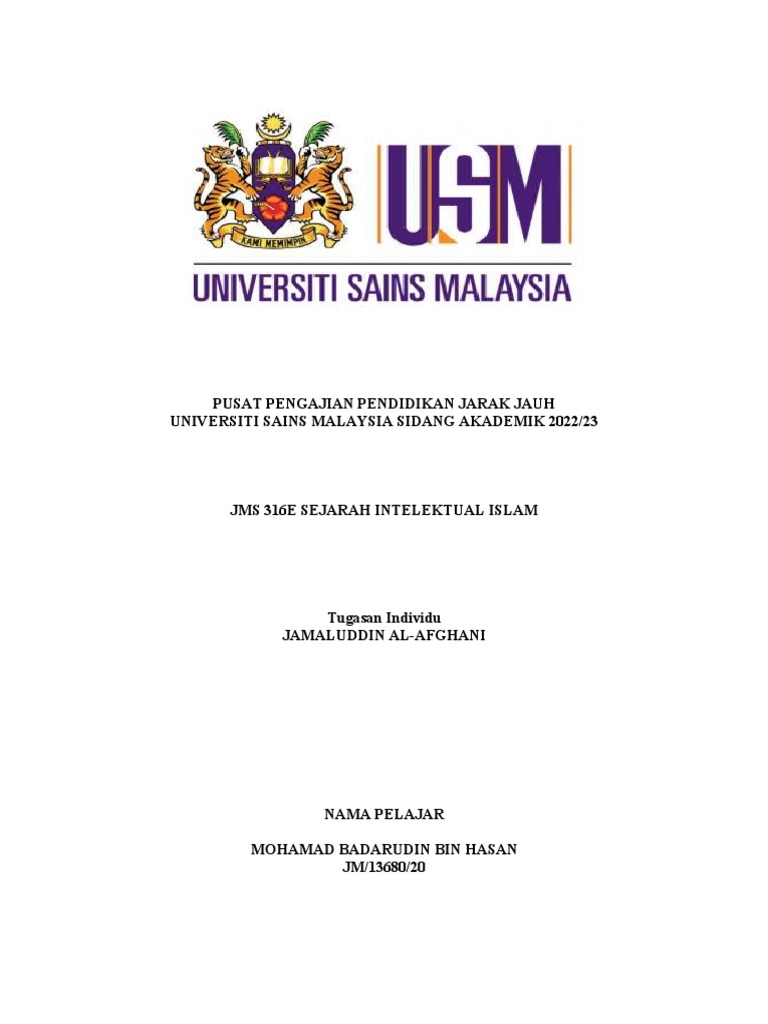Biografi Jamaluddin Al-Afghani | PDF