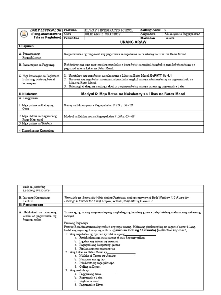 EsP DLL 9 Mod6 | PDF