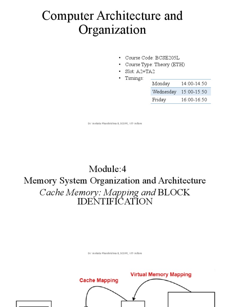 34-Cache Memory Block Identification in Direct Mapping, Associate ... 34-Cache Memory Block Identification in Direct Mapping, Associate ...