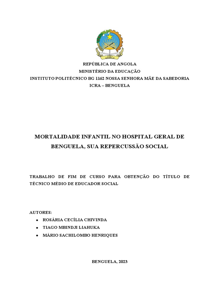 Taxa de Mortalidade Infantil 58 | PDF | Taxa de mortalidade | Gravidez