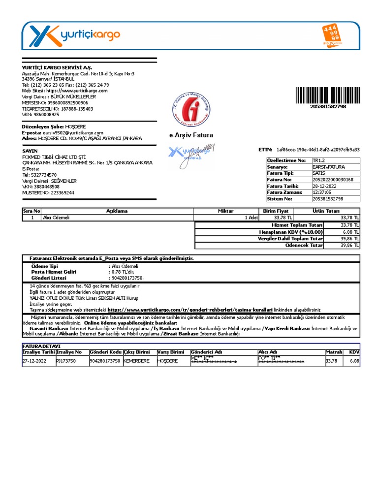 E-Arş V Fatura | PDF
