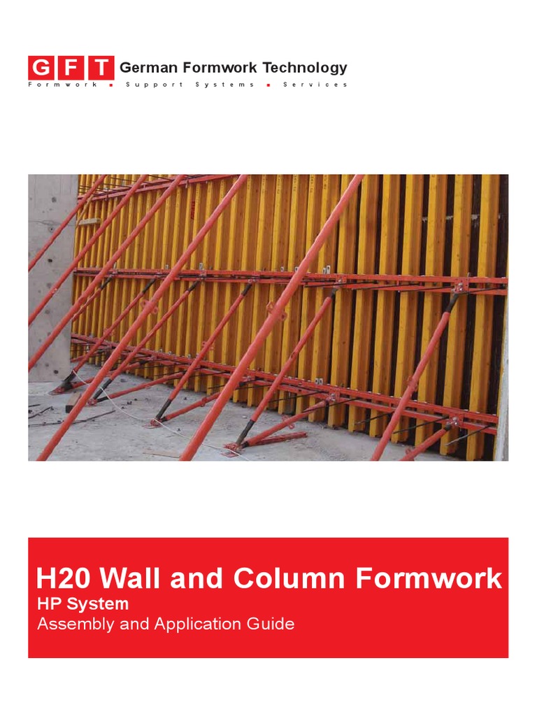 H20 Wall and Column Formwork | PDF | Beam (Structure) | Structural ...