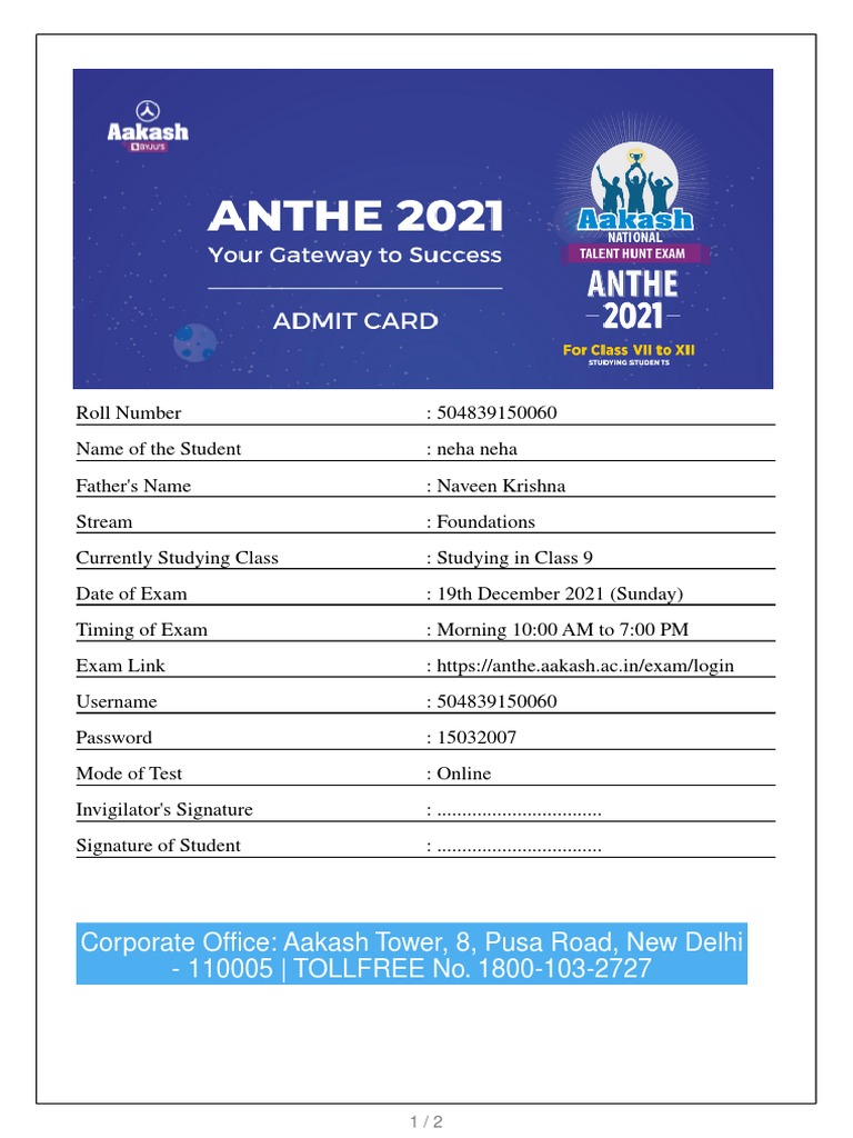 Corporate Office: Aakash Tower, 8, Pusa Road, New Delhi - 110005 ...