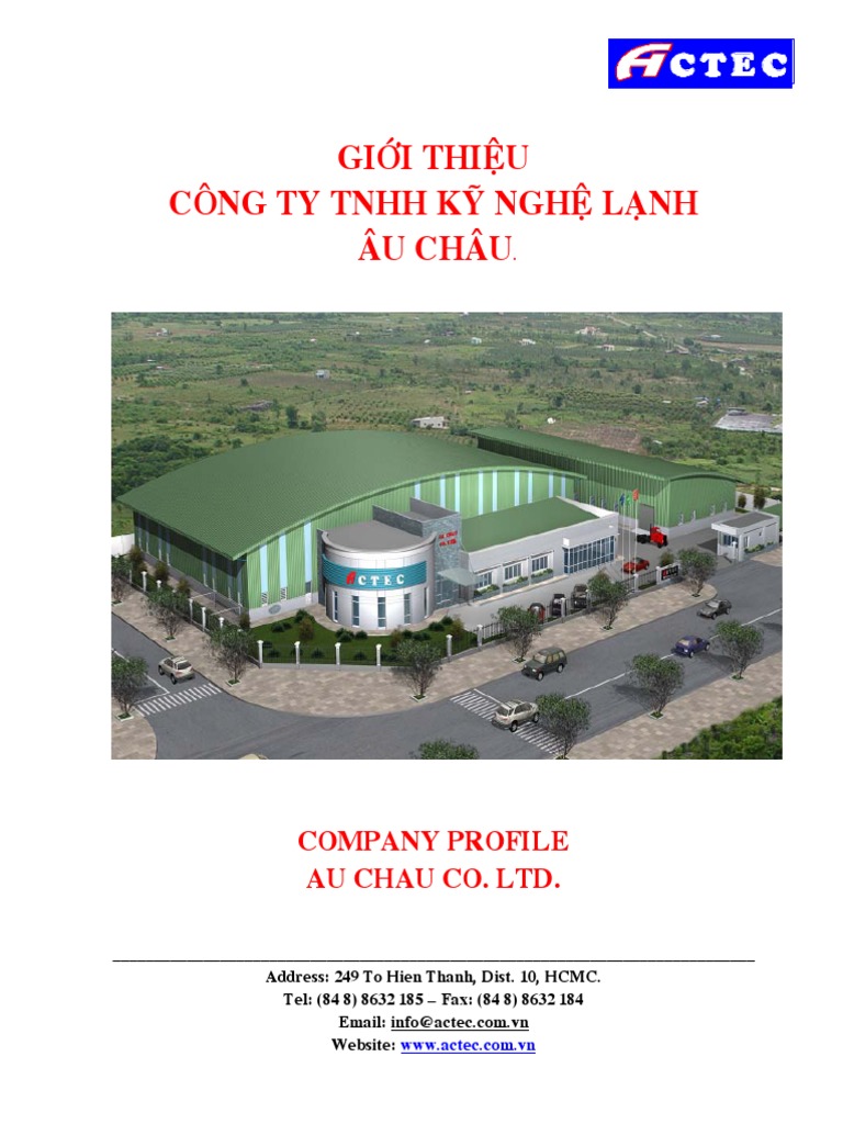 Giôùi Thieäu Coâng Ty TNHH Kyõ Ngheä Laïnh Aâu Chaâu: Company Profile ...