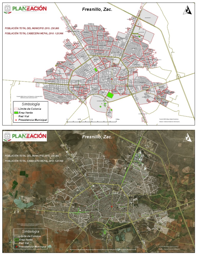 Mapa de Colonias de Fresnillo, Zac. | PDF | México | revolución mejicana
