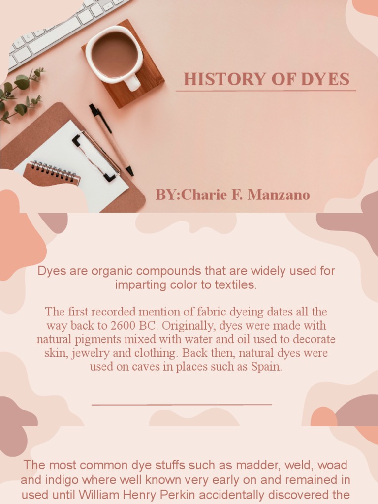 History of Dyes | PDF