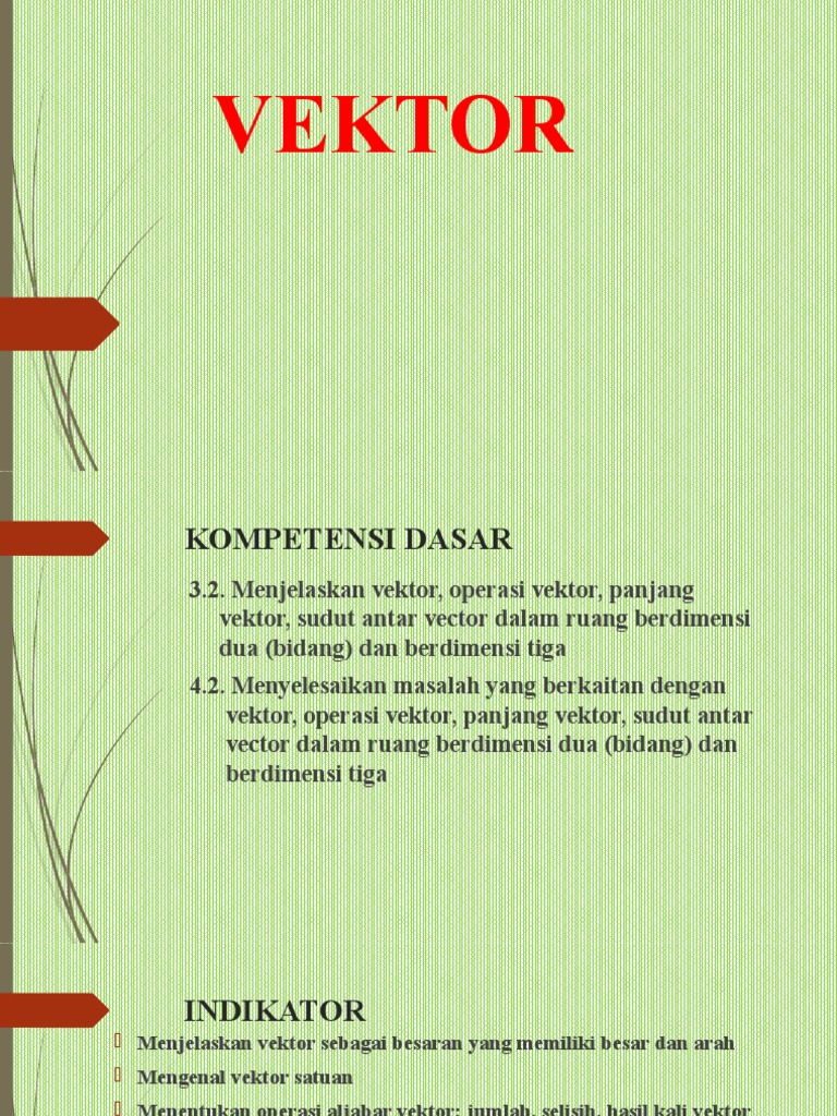 Materi Vektor | PDF