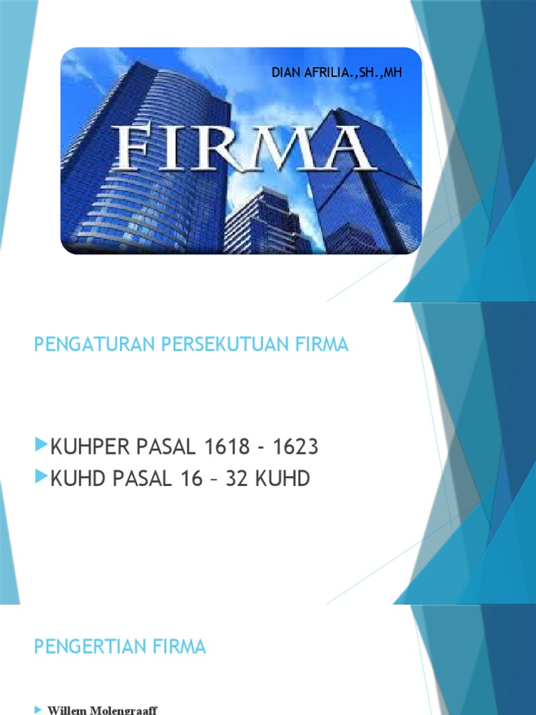 Persekutuan FIRMA | PDF