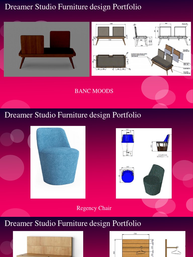 Dreamer Studio Furniture Design Portfolio | PDF