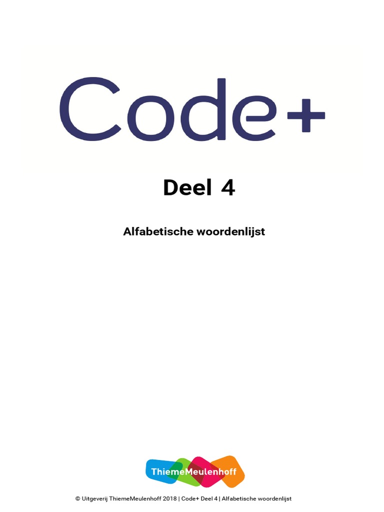 Code4 Woordenlijst | PDF