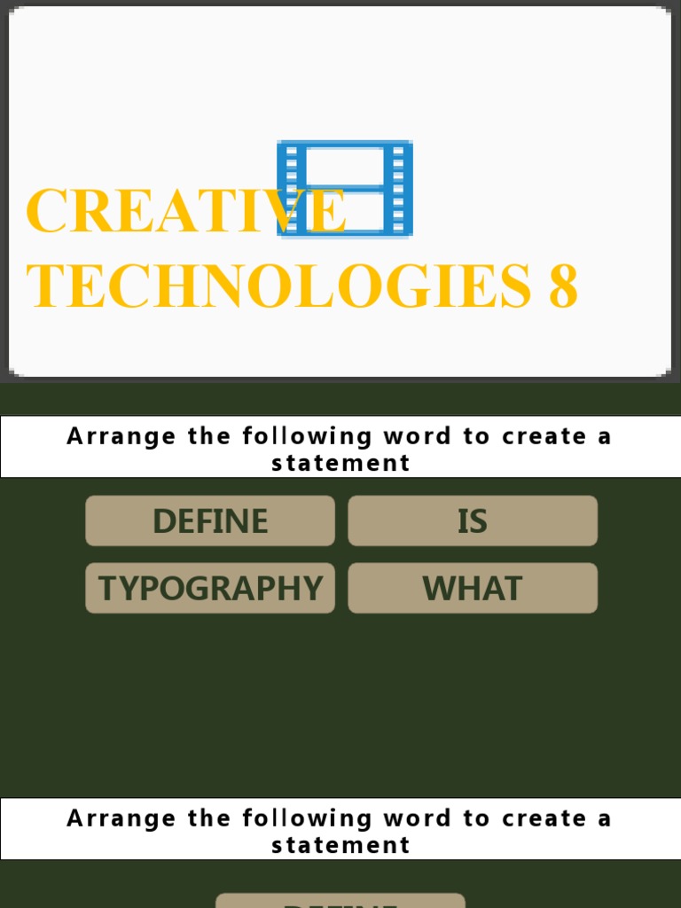 Grade 8 Creative Technology Module 1 | PDF | Typefaces | Serif