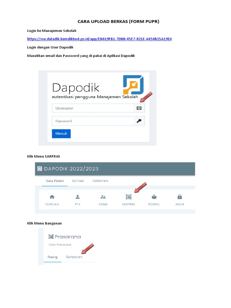 Cara Upload Berkas Pupr | PDF