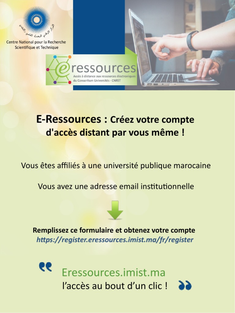 E-Ressources:: Eressources - Imist.ma | PDF
