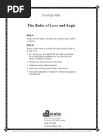 Love and Logic (Cheat Sheet) - KES Principals | PDF | Psychological ...
