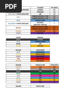 Kawasaki Color Chart | PDF | Blue | Green