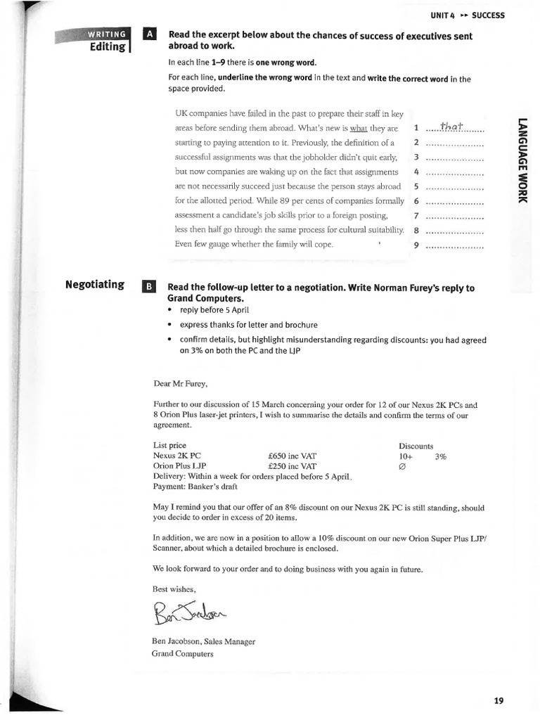 John Rogers - Business English Practice File - 2011-19 | PDF