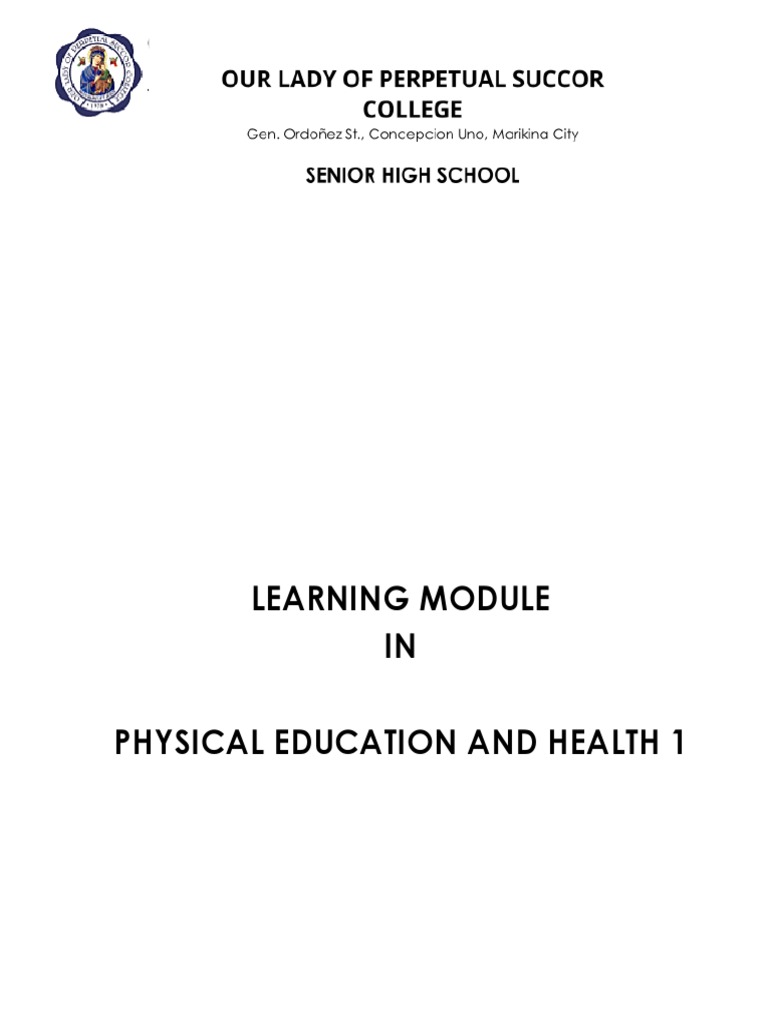 2nd Sem PE 11 F L1 Sipa | PDF | Learning | Physical Education