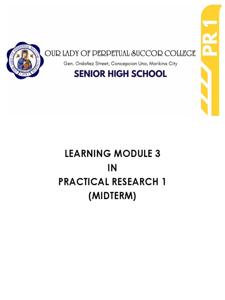 PR 1 Lesson 2 Pre-Finals Module | PDF | Qualitative Research | Data