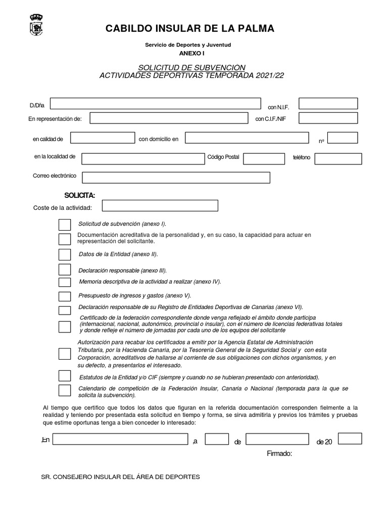Anexo 1 | PDF | Islas Canarias | Gobierno