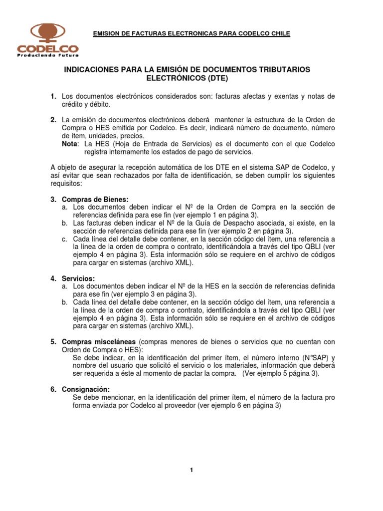 Codelco | PDF | Factura | Tarjeta de débito