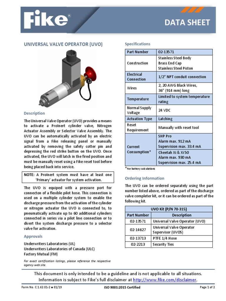 C16201 Universal Valve Operator | PDF | Valve | Actuator