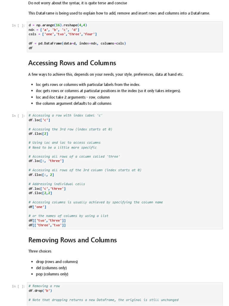 03 - Introduction To Pandas 5 | PDF | Teaching Methods & Materials ...