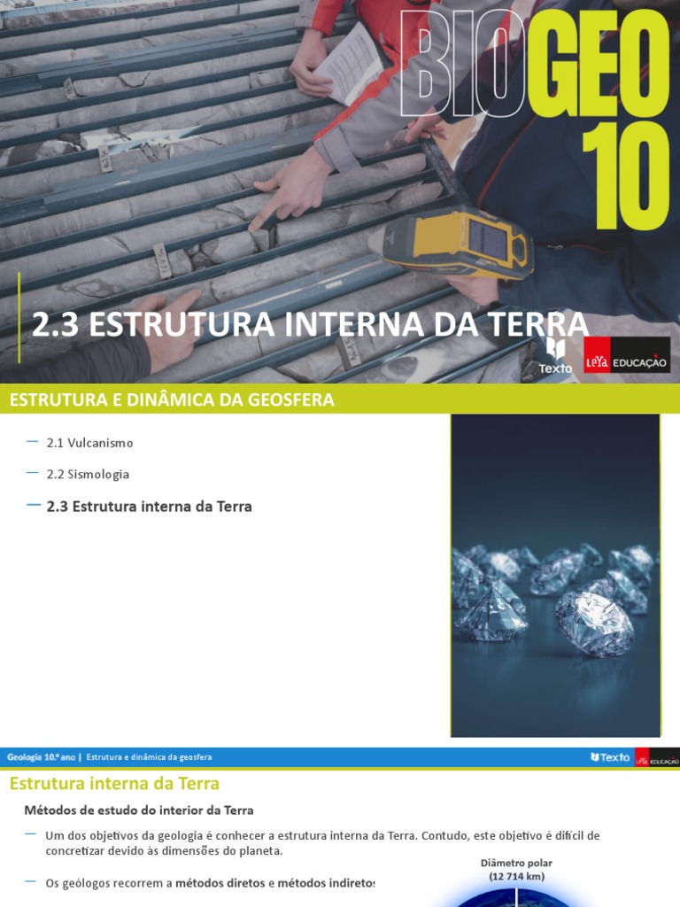 Métodos Diretos e Indiretos para Estudar o Interior Da Terra | Download grátis PDF | Terra ...