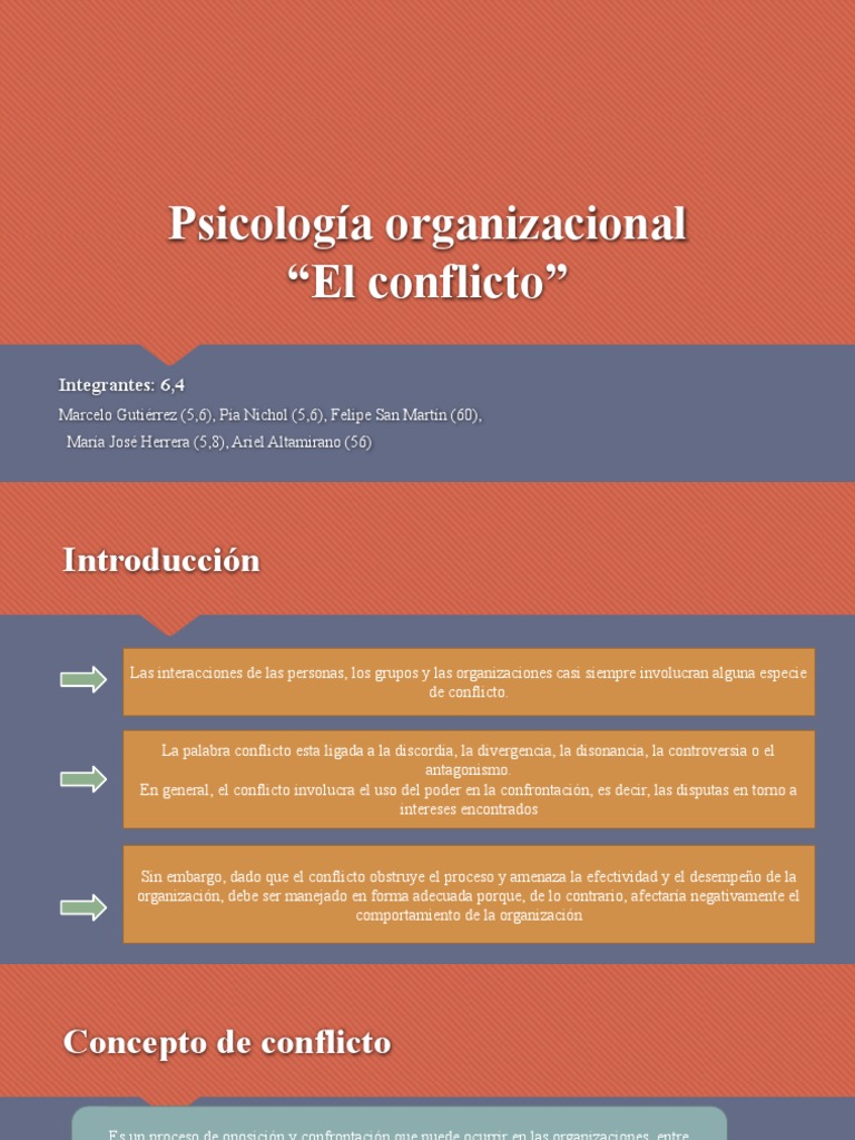 Copia De Conflicto Pdf Conflicto Proceso Sicología 7980