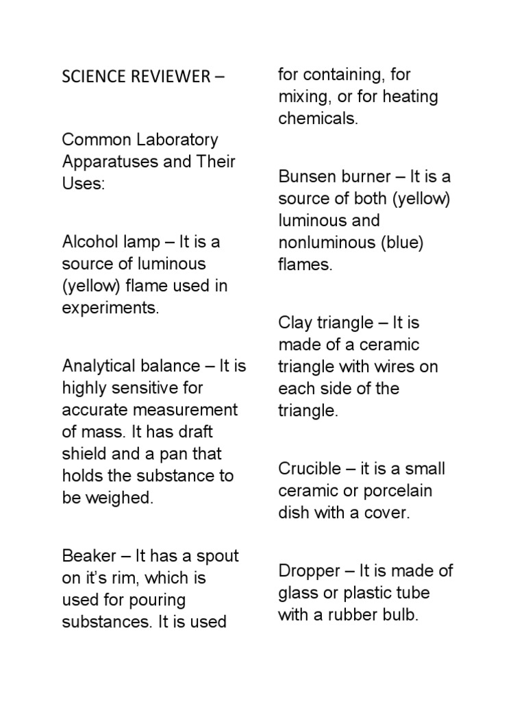 Science Reviewer Grade 7 | PDF | Mixture | Chemical Substances