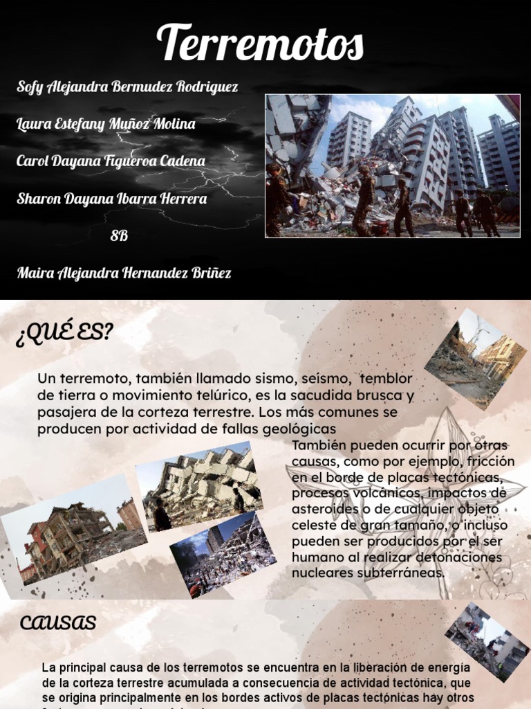 Terremotos | PDF | Temblores | Geofísica