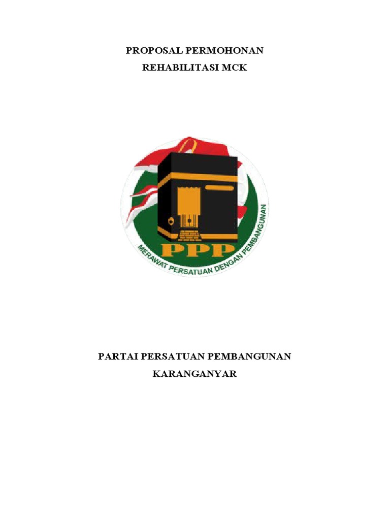 Proposal Permohonan Rehabilitasi MCK | PDF