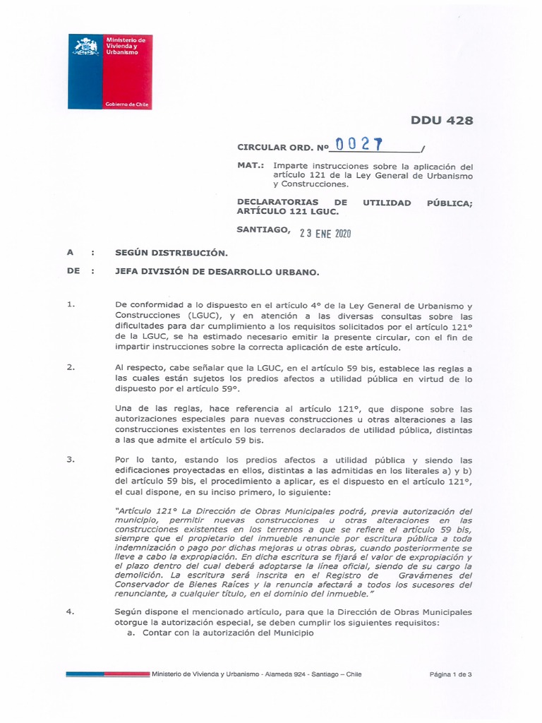 DDU-428-Art.-121 - Edif - en BNUP | PDF