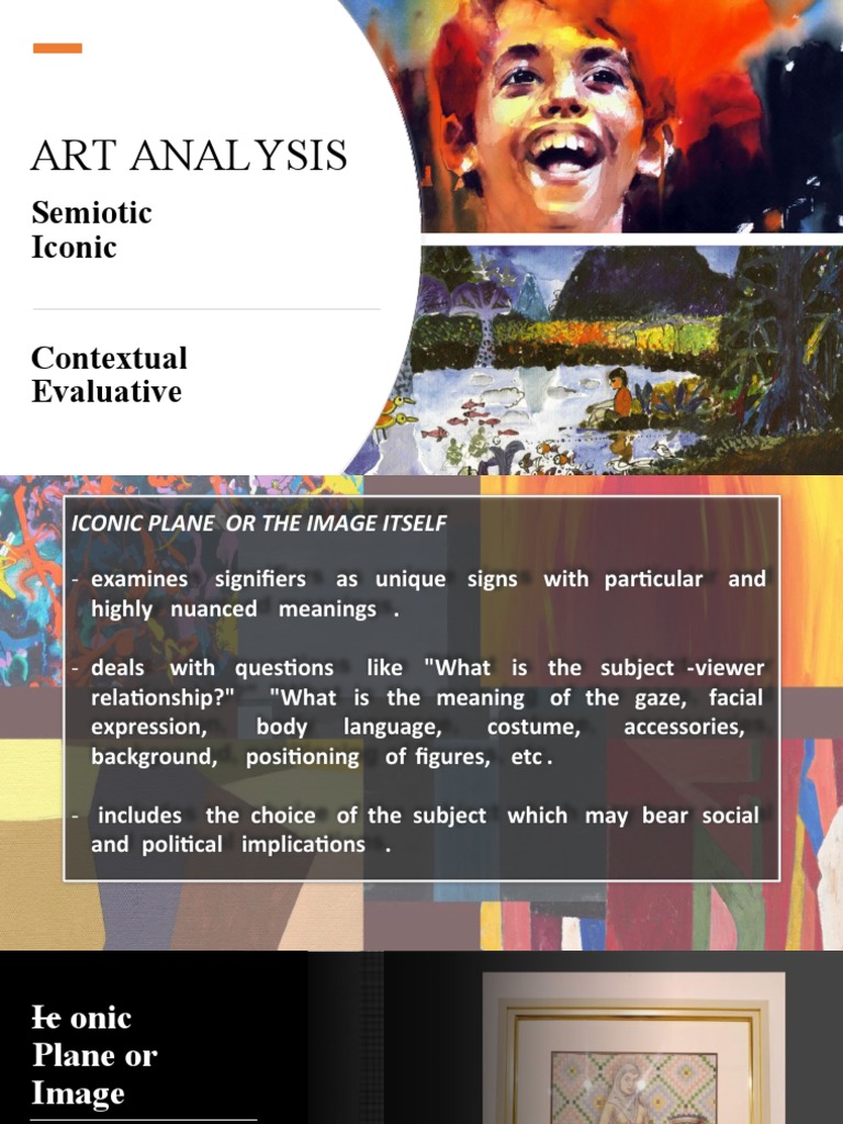 Art Analysis: Semiotic Iconic Contextual Evaluative | PDF ...