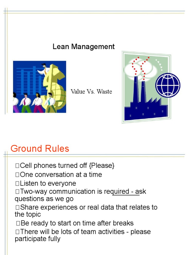 01-Introduction To Lean Manufacturing Presentation | PDF | Lean ...