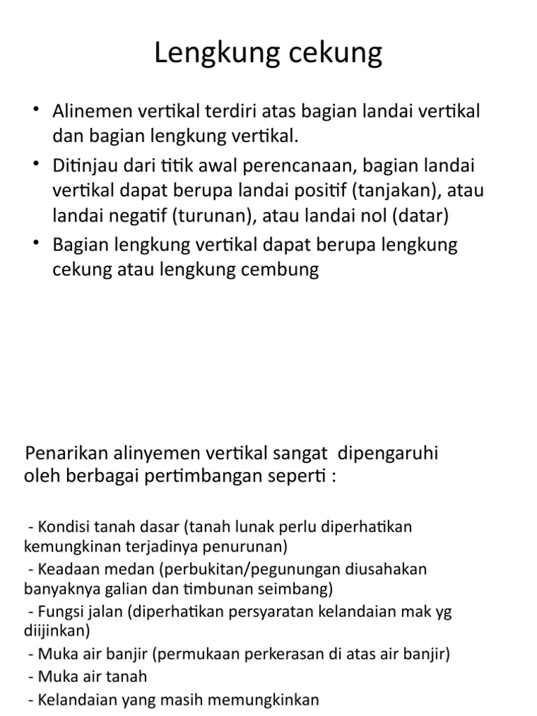 Lengkung Cekung | PDF